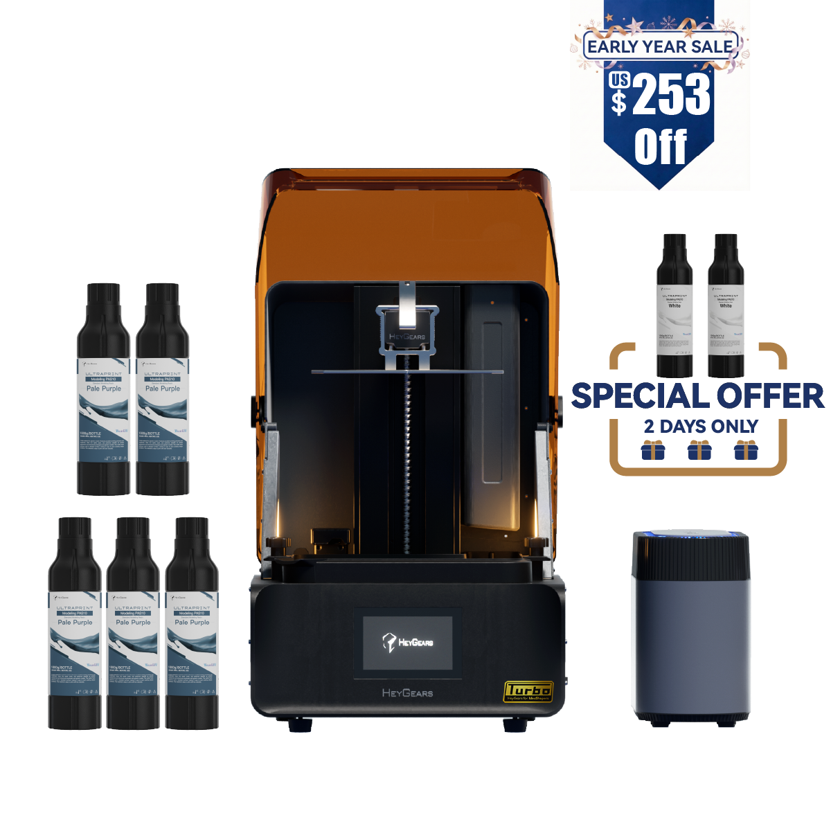 Reflex RS Turbo 3D Printer - HeyGears – HeyGears Official Store - Reisn ...