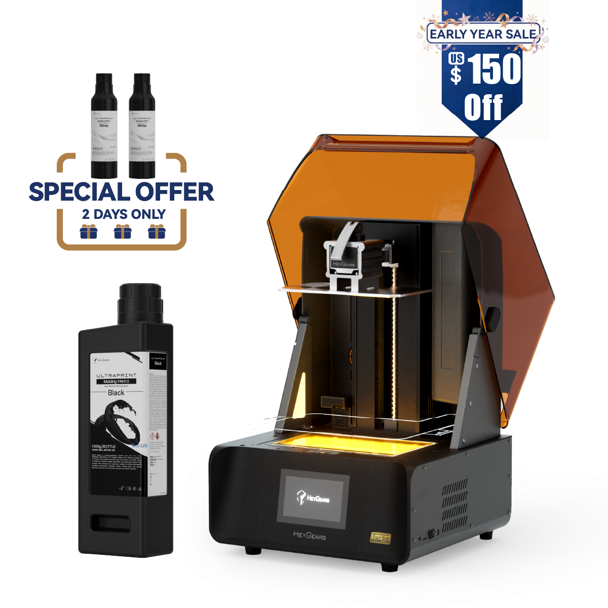 Reflex RS Turbo 3D Printer - HeyGears – HeyGears Official Store - Reisn ...